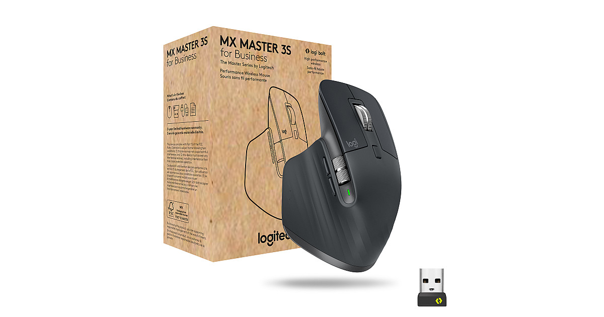 LOGITECH MX Master 3S for Business - GRAPHITE - EMEA
