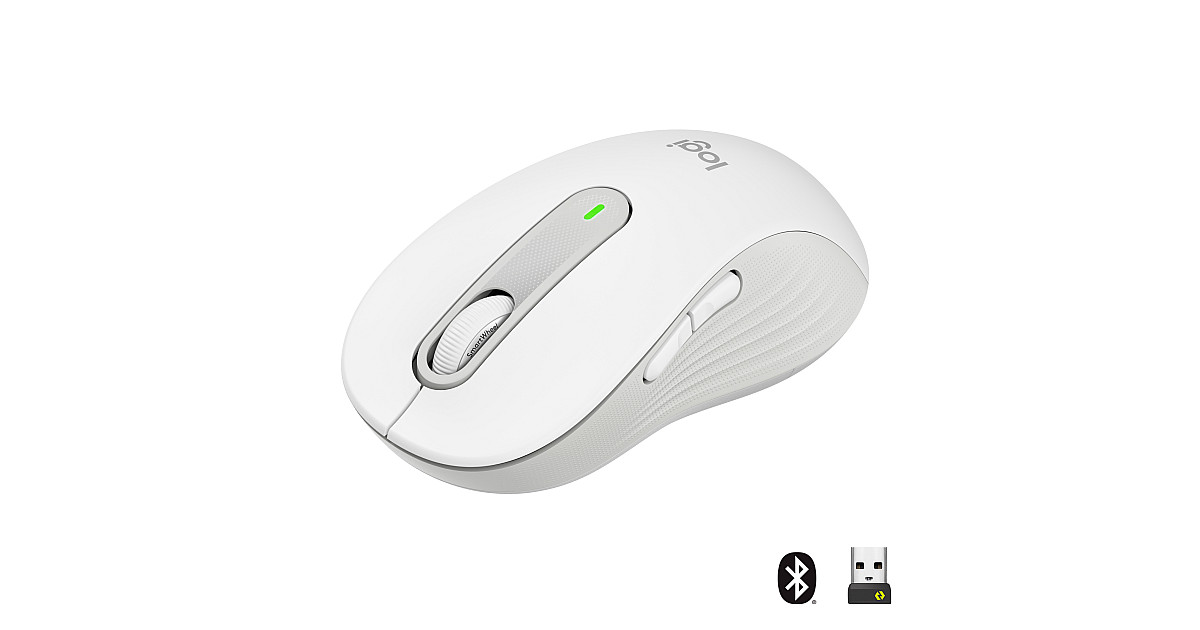 LOGITECH Signature M650 L Wireless Mouse - OFF-WHITE - EMEA