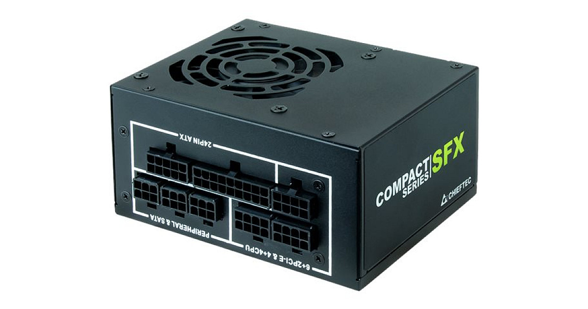 CHIEFTEC 450W SFX 12V 80 PLUS Gold Active PFC 80mm silent fan